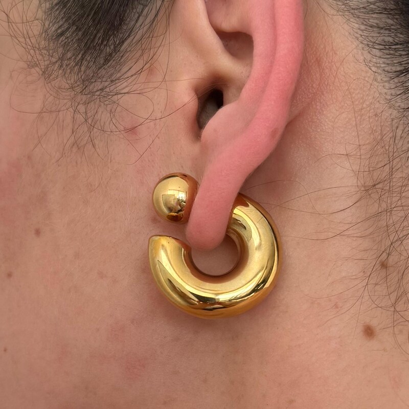 Bold Chunky Earrings - Etsy