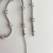 Barbed Wire Necklace. Gothic Necklace, Stainless Steel Necklace, Y2K ...