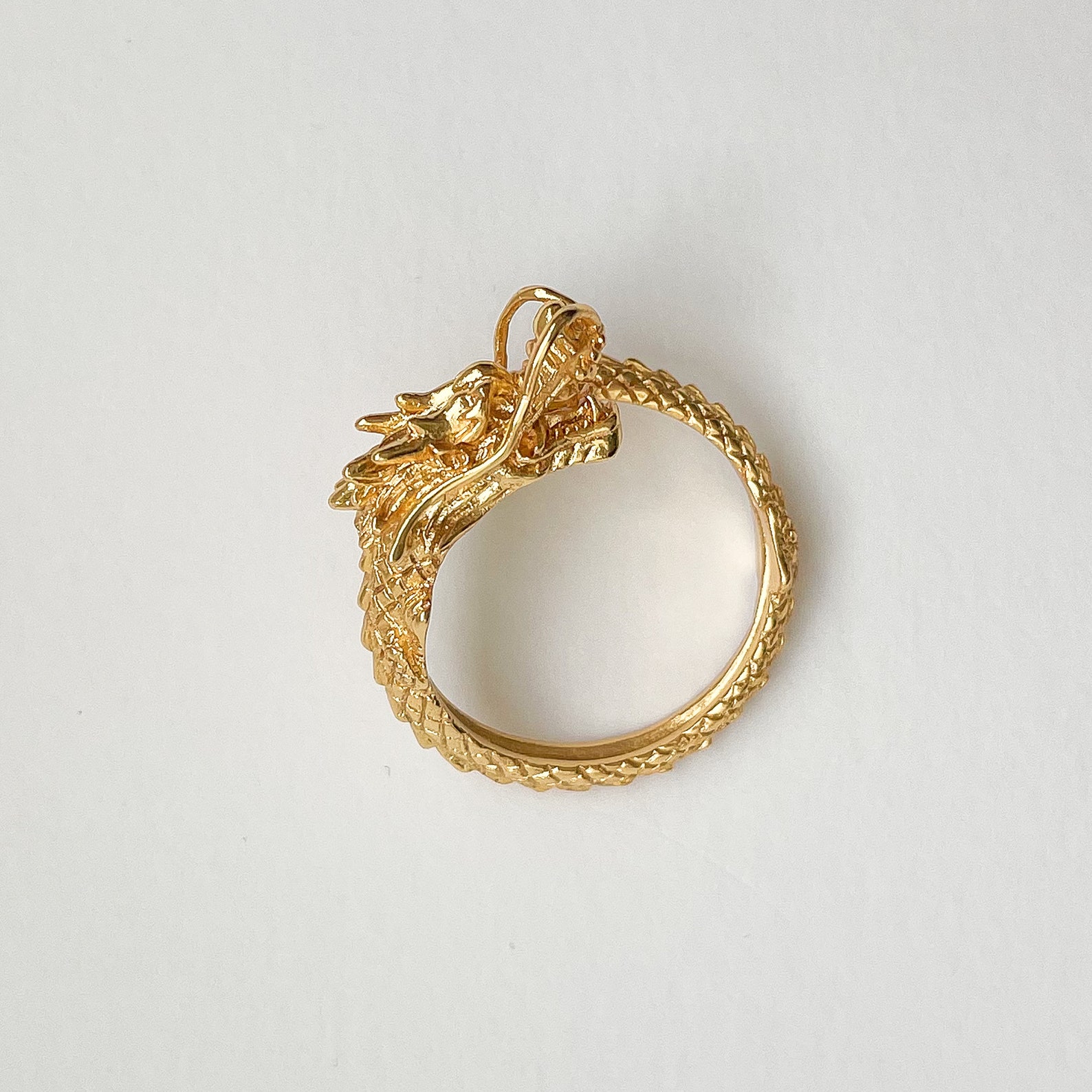 Gold Dragon Ring Dragon Ring for Men Mens Ring Adjustable - Etsy