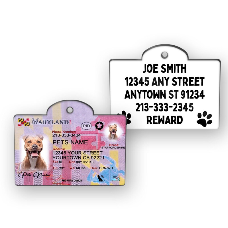 Dog Driver License - Etsy