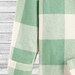 Mint Green Plaid Shacket Winter Wool Coat Plaid Flannel - Etsy