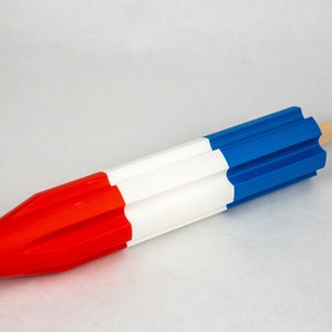 3D Printed Jumbo Bomb Pop Art Sculpture Oversized Rocket Pop Unique ...