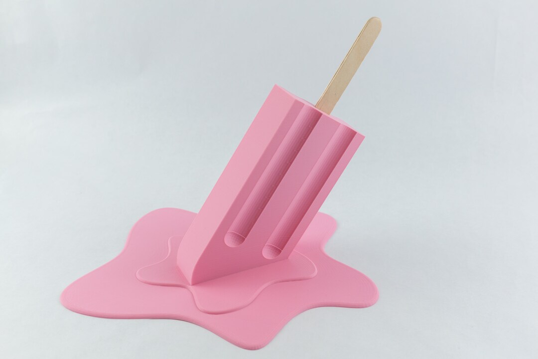Oversized Melting Popsicle Modern Pop Art Sculpture Unique Decor Baby ...