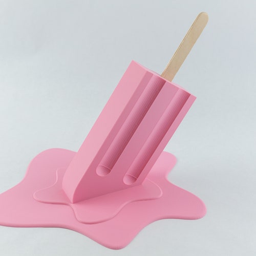 Oversized Melting Popsicle Modern Pop Art Sculpture Unique - Etsy