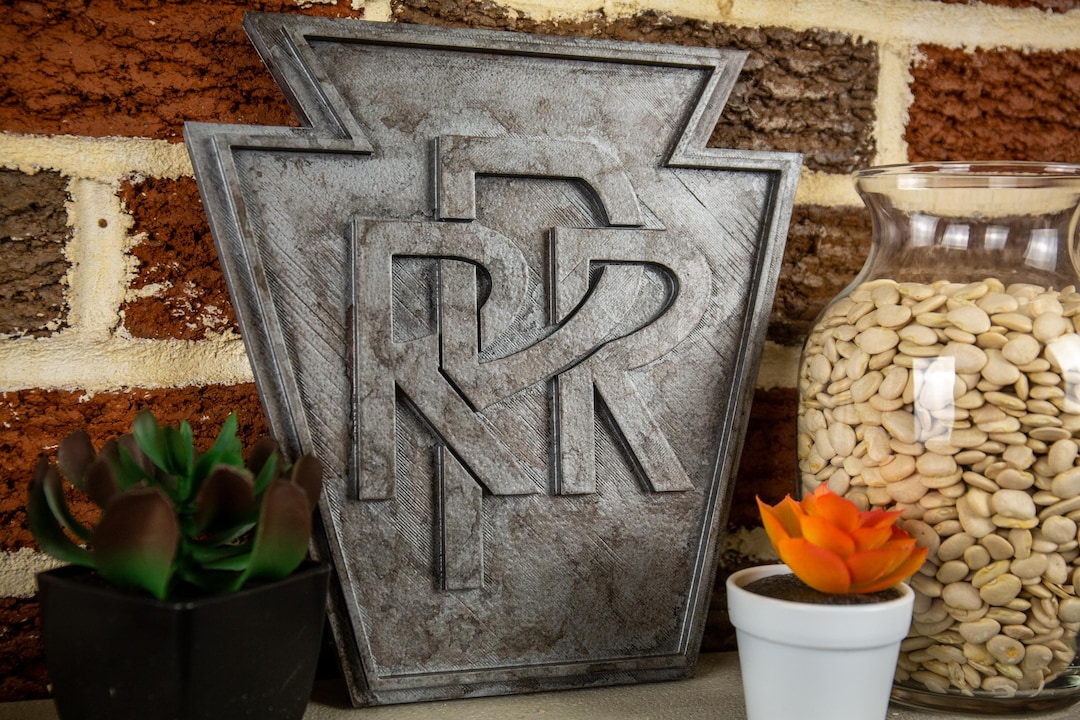3d Printed PRR Logo Wall Art - Three Dimensional Pennsylvania Railroad ...