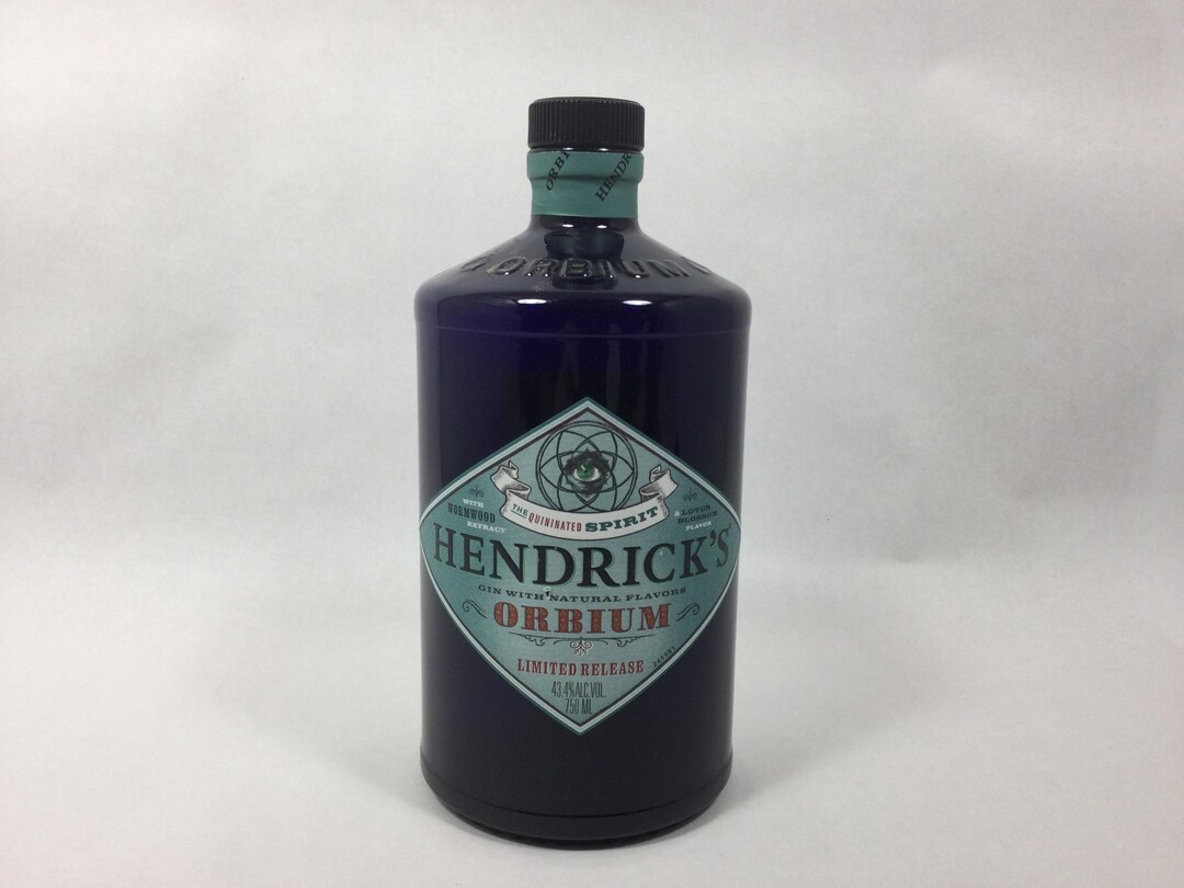 Empty Hendricks Orbium Gin 750ml Glass Liquor Bottles - Limited Release ...