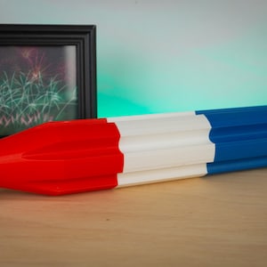 3D Printed Jumbo Bomb Pop Art Sculpture Oversized Rocket Pop Unique ...