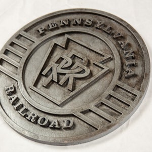 3d Printed PRR Logo Wall Art - Three Dimensional Pennsylvania Railroad ...