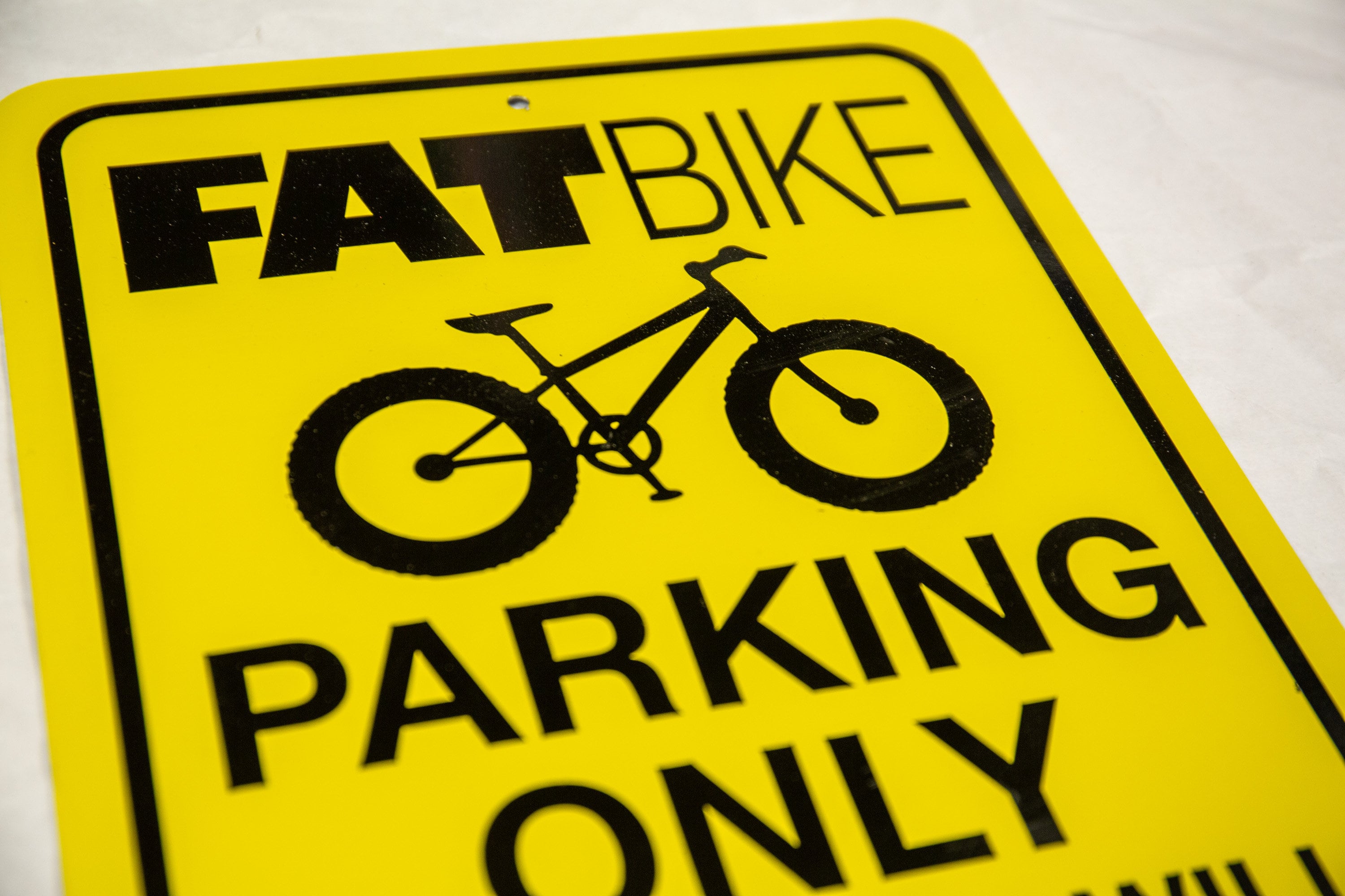 Fat Bike Metal Parking Sign Cabin Lodge Office Garage Wall Art - Etsy