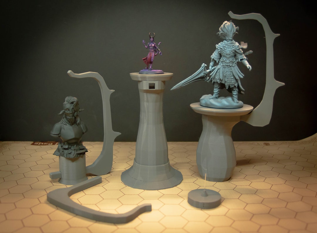 Ergonomic Modular Mini Painting Handle Kit - 32mm 50mm 75mm Busts ...