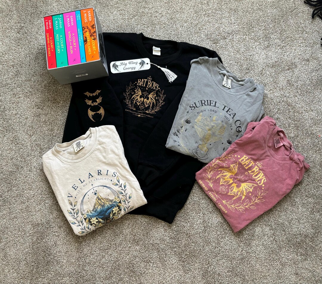 Ultimate ACOTAR Bundle With Bonus TOG Merch - Etsy