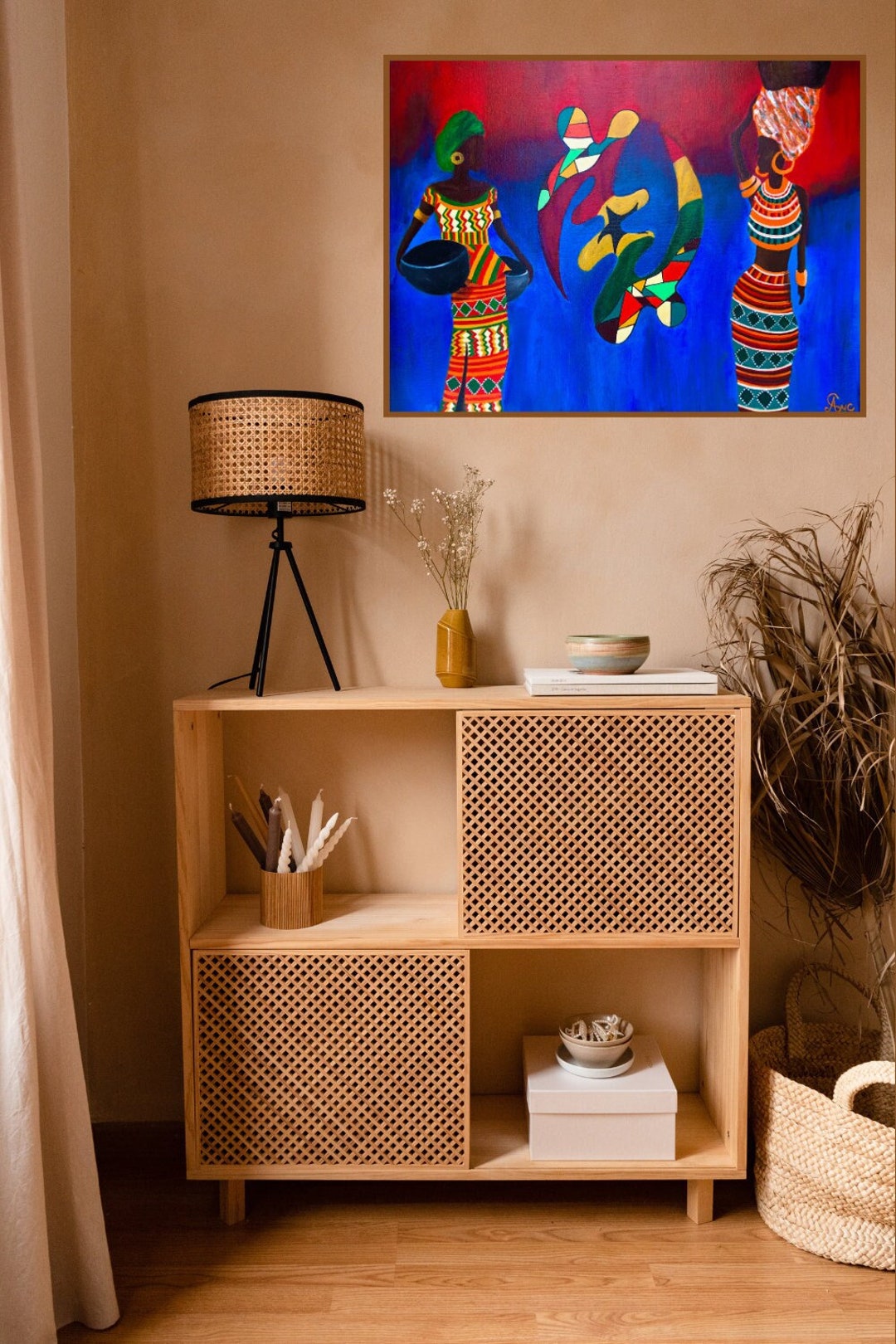 Rare Afrocentric | Ghanaian | African Fine Art - Etsy