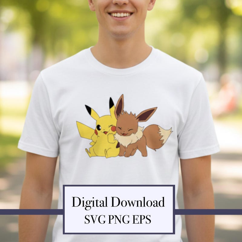 Pikachu and Evie - Etsy UK