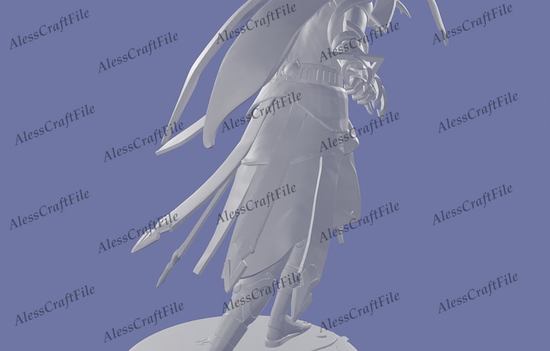 Genshin Impact Cyno Figure 3D Print STL Digital File - Etsy
