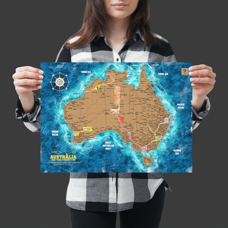 Scratch off World Map - Etsy