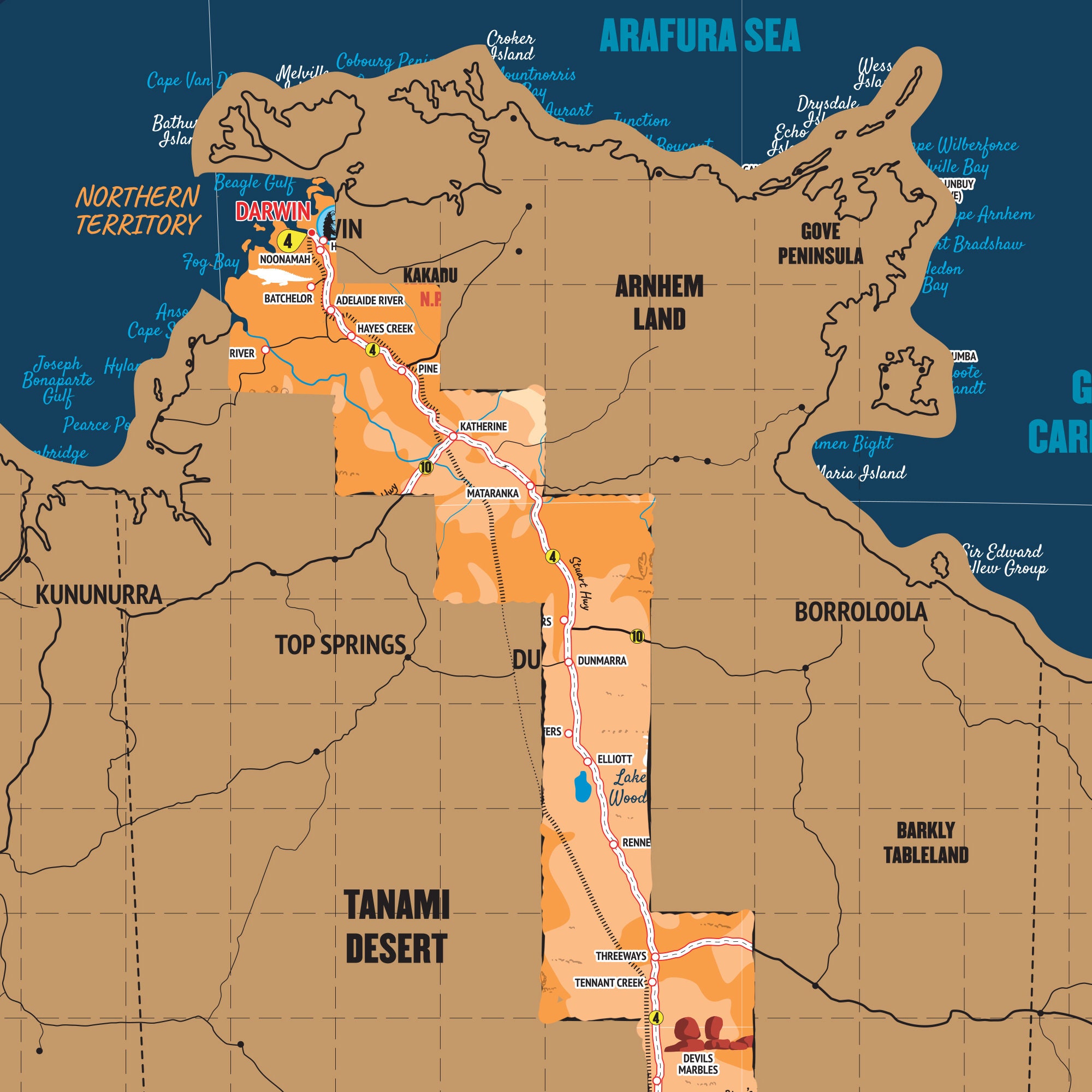 Scratch off Map of Australia. Roadtrips Edition. | Etsy