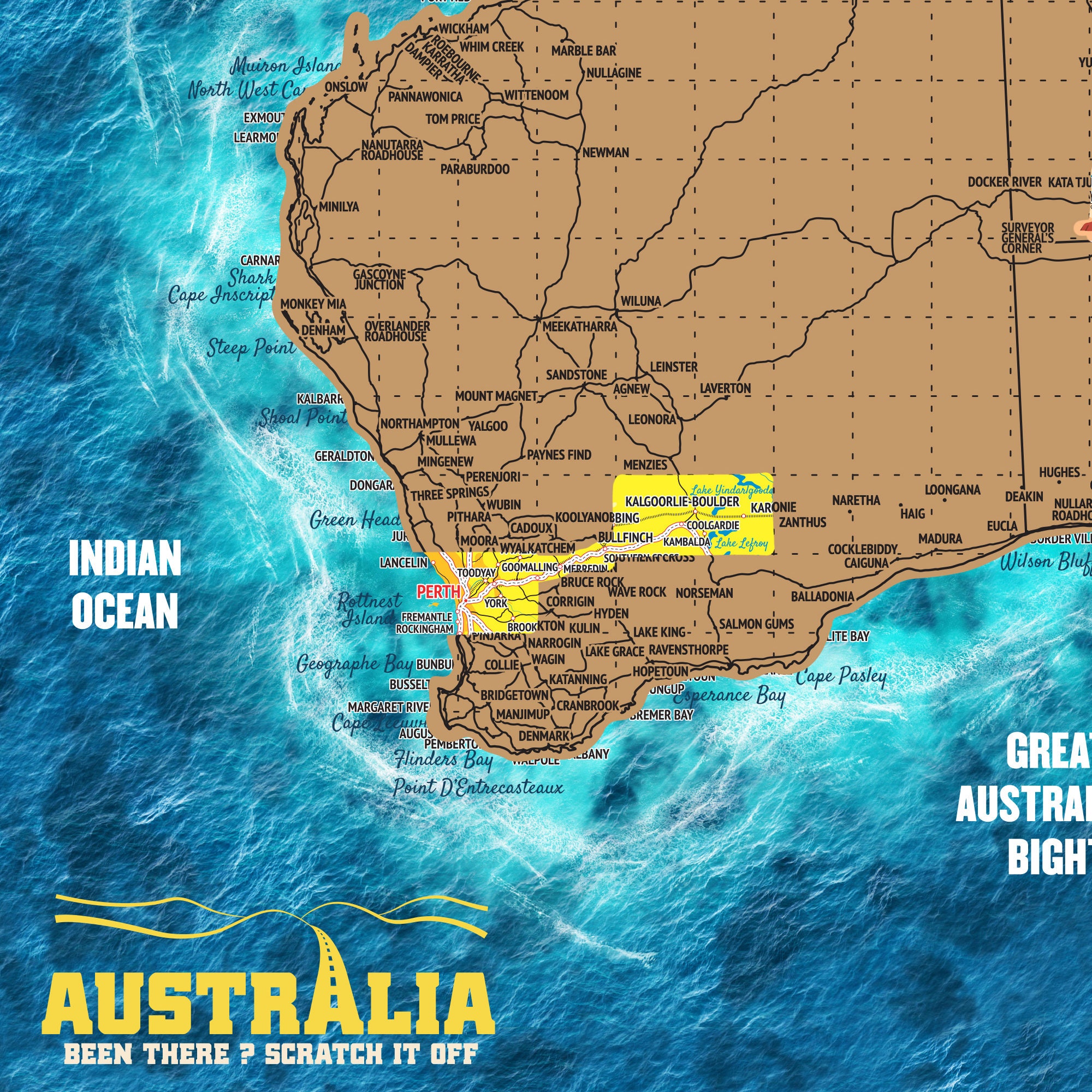 Australia Scratch off Map: Travel Tracker A3 Poster - Etsy Australia