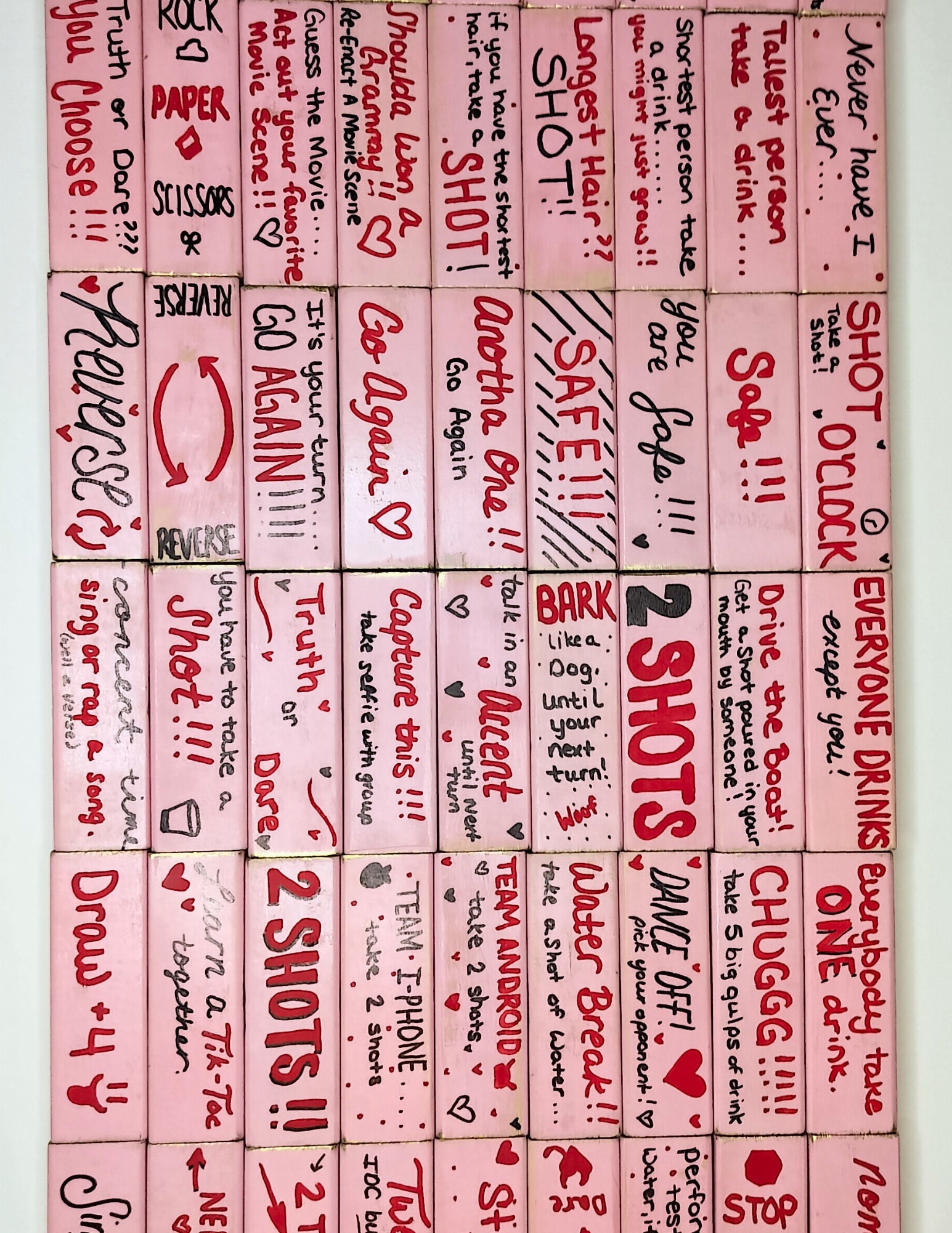 Custom Valentine's Day Drunk Jenga galentine's Party - Etsy