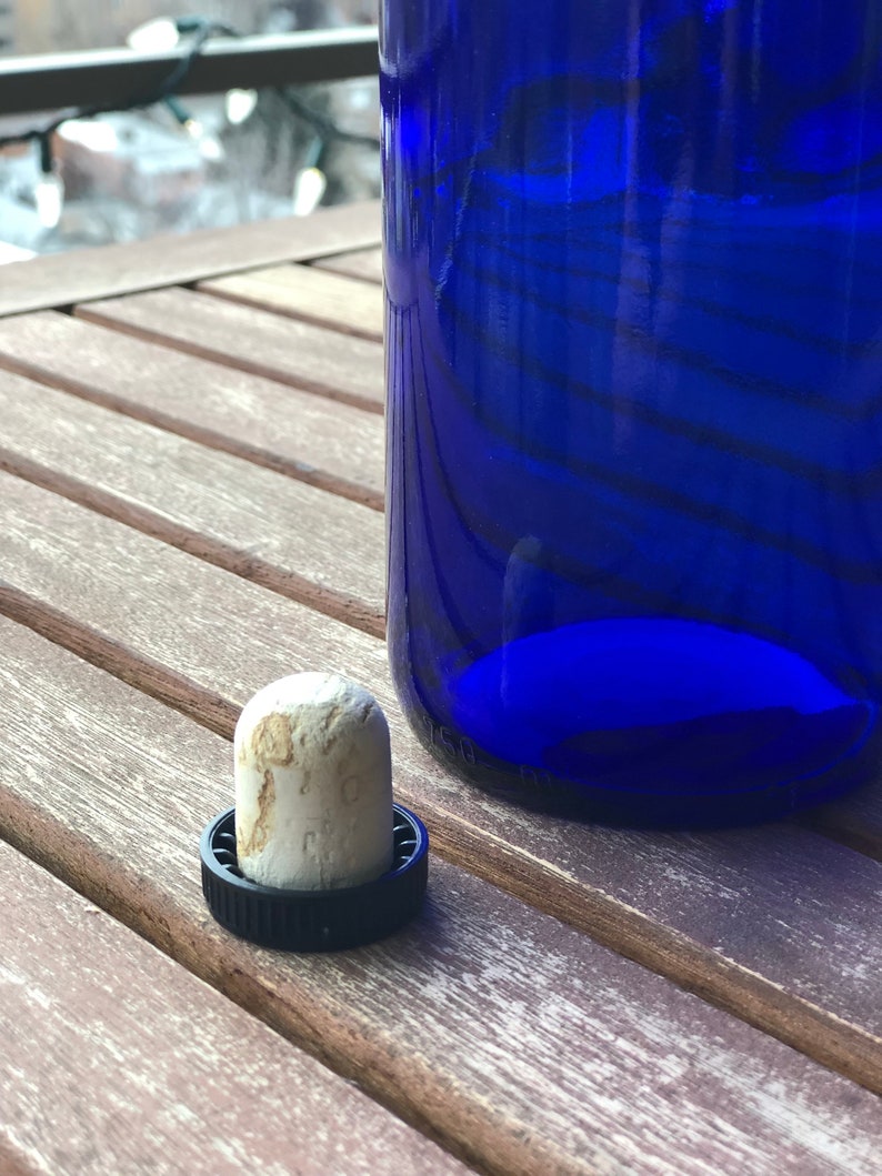 Ho'oponopono Blue Solar Bottle + Gratitude - Etsy