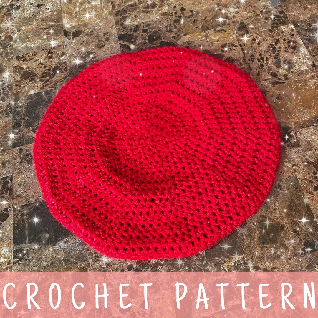 Basic Beret Crochet Pattern - Etsy