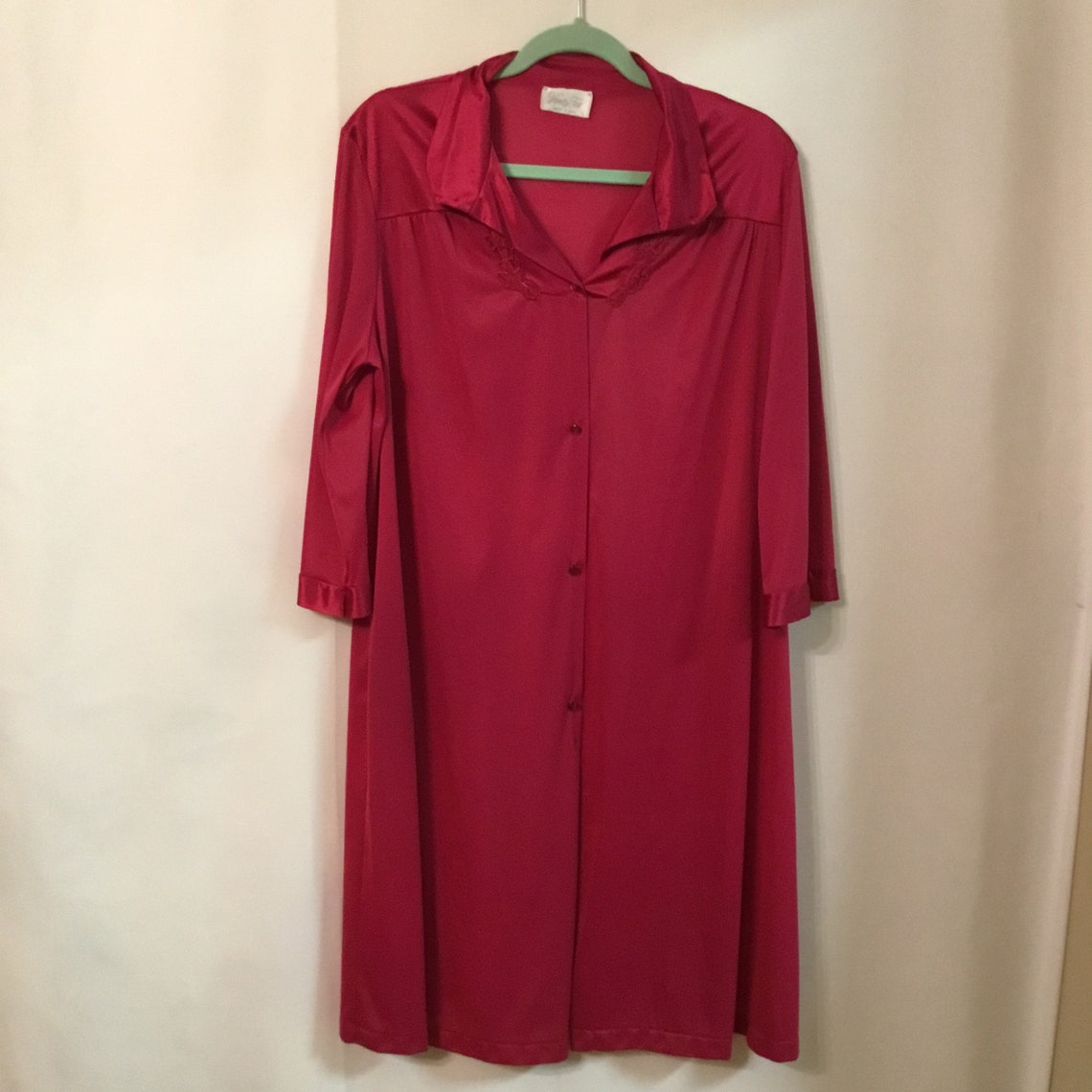 Vanity Fair Vintage Robe, Red - Etsy