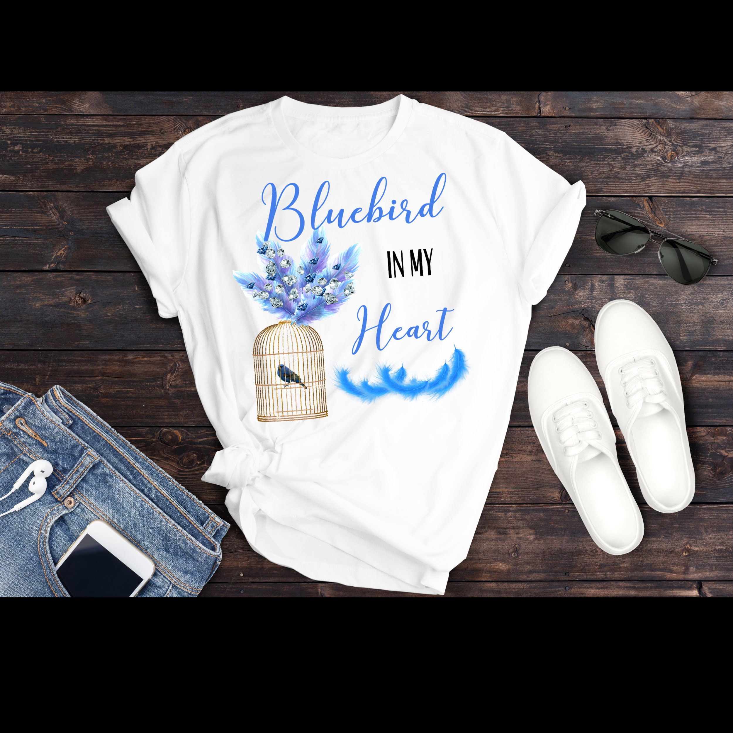 Miranda Lambert Tshirt, Bluebird Song Inspired, Short-sleeve Unisex T ...
