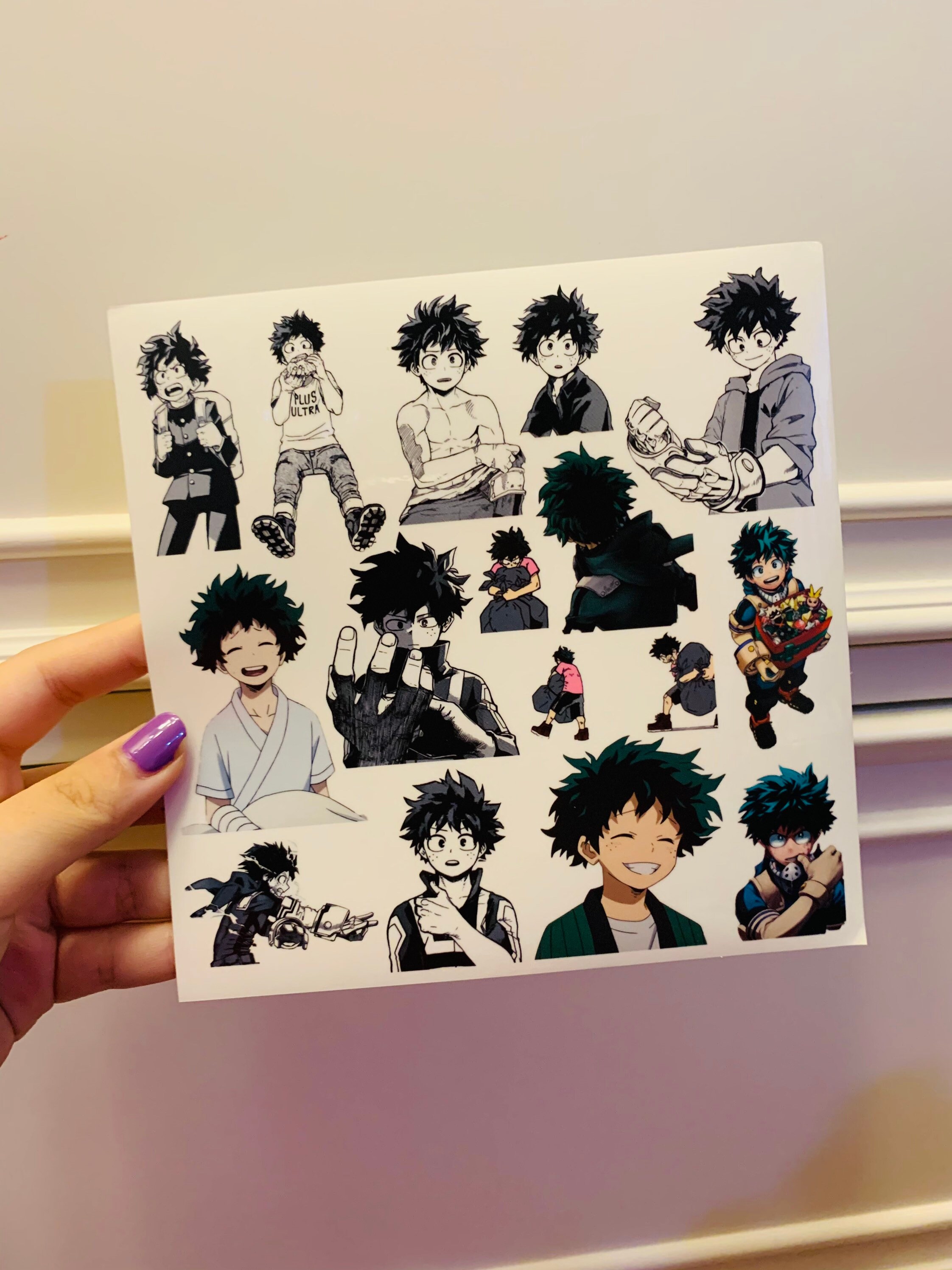 MHA My Hero Academia Deku Stickers Izuku Midoriya Stickers | Etsy