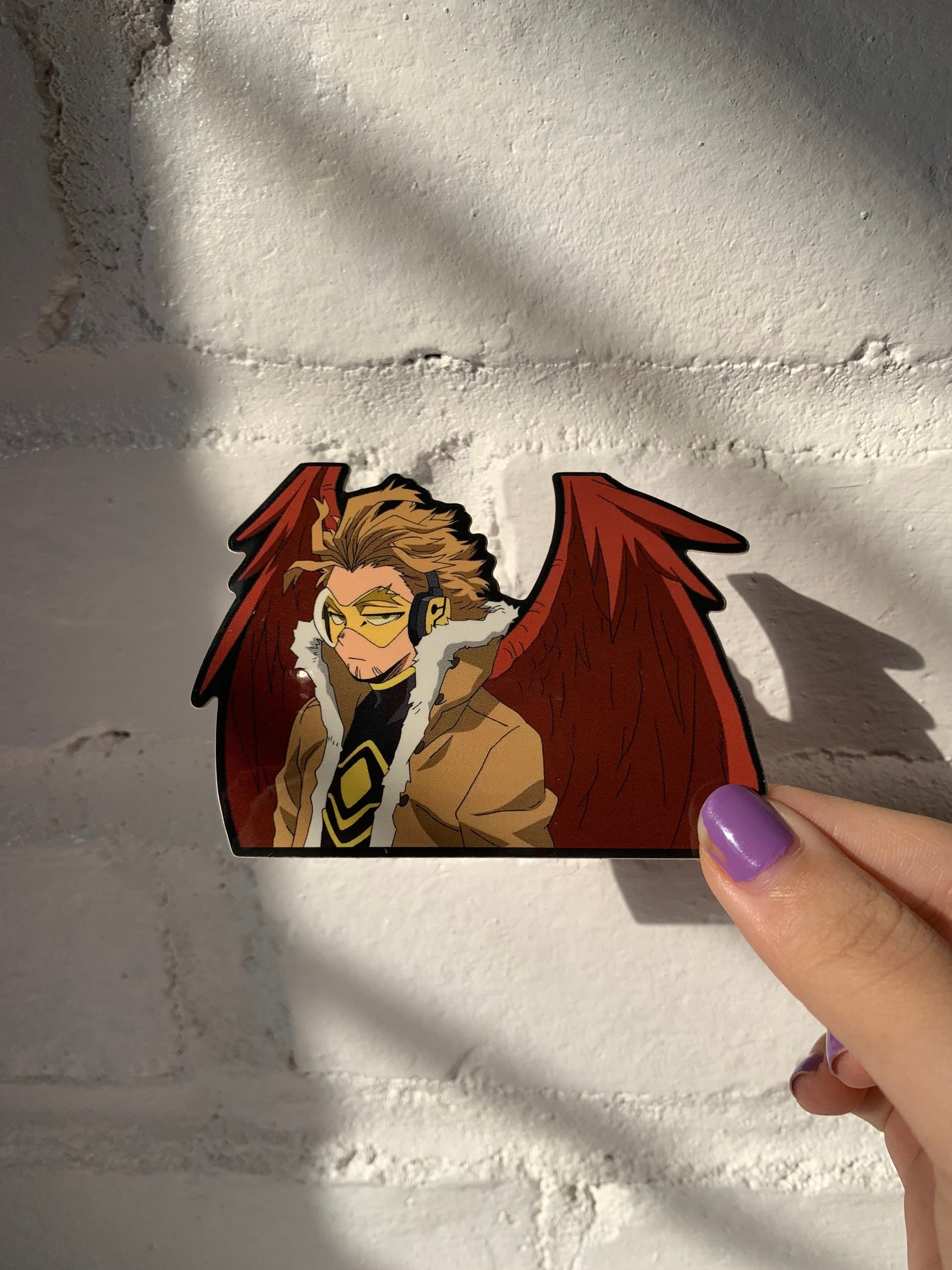 MHA My Hero Academia Hawks Sticker Vinyl Sticker | Etsy