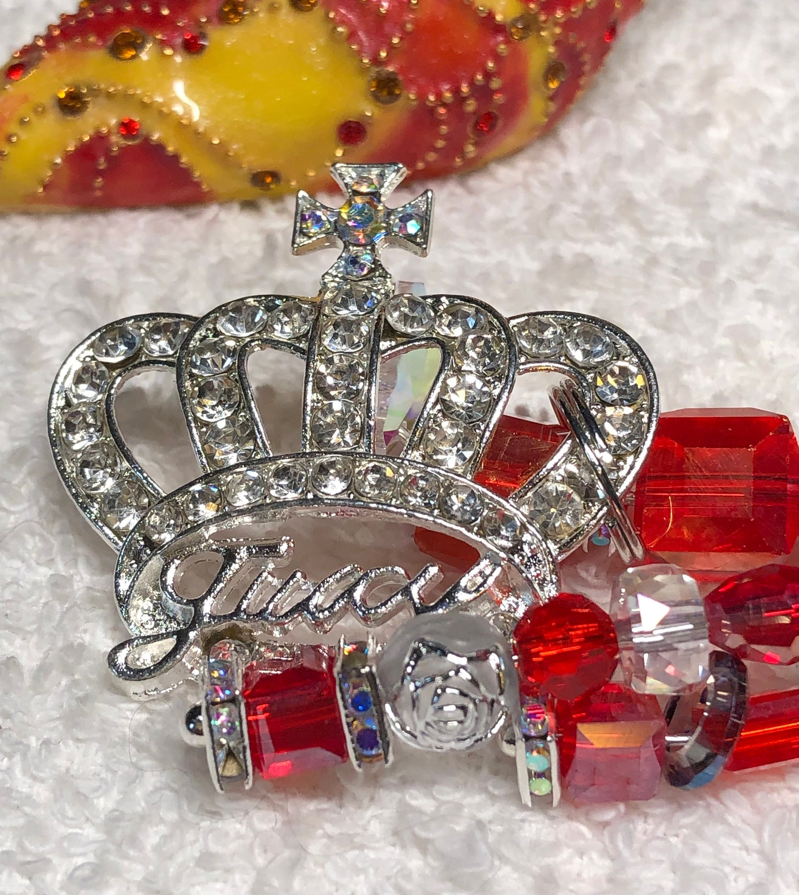 Adorable BLING CROWN Key Fob/keychain for Phone Decorate Your - Etsy