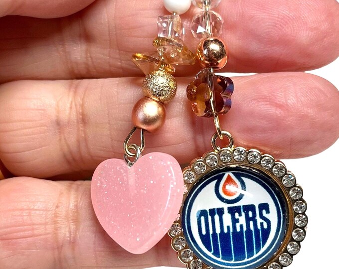 Oilers Silicone Keychain | Silicone Keychain | Hockey Keychain ...