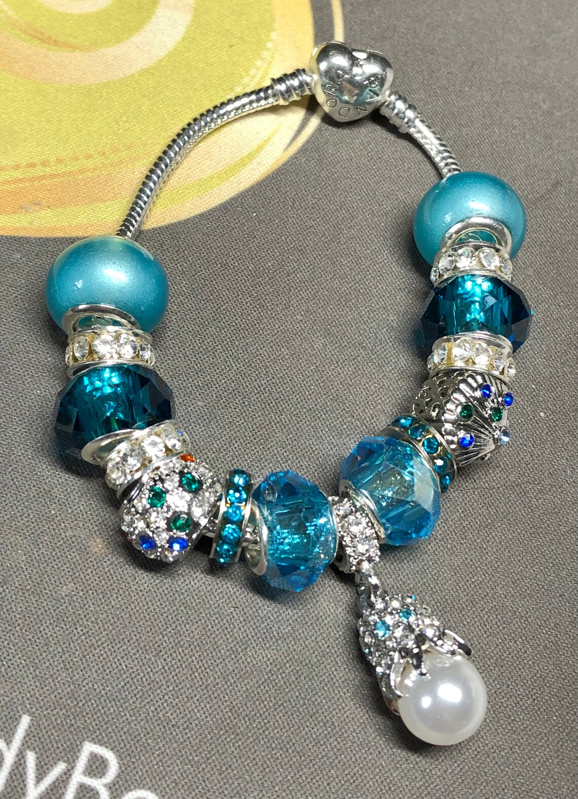 OCTOPUS pandora comme bracelet de charme perle pendante - Etsy France