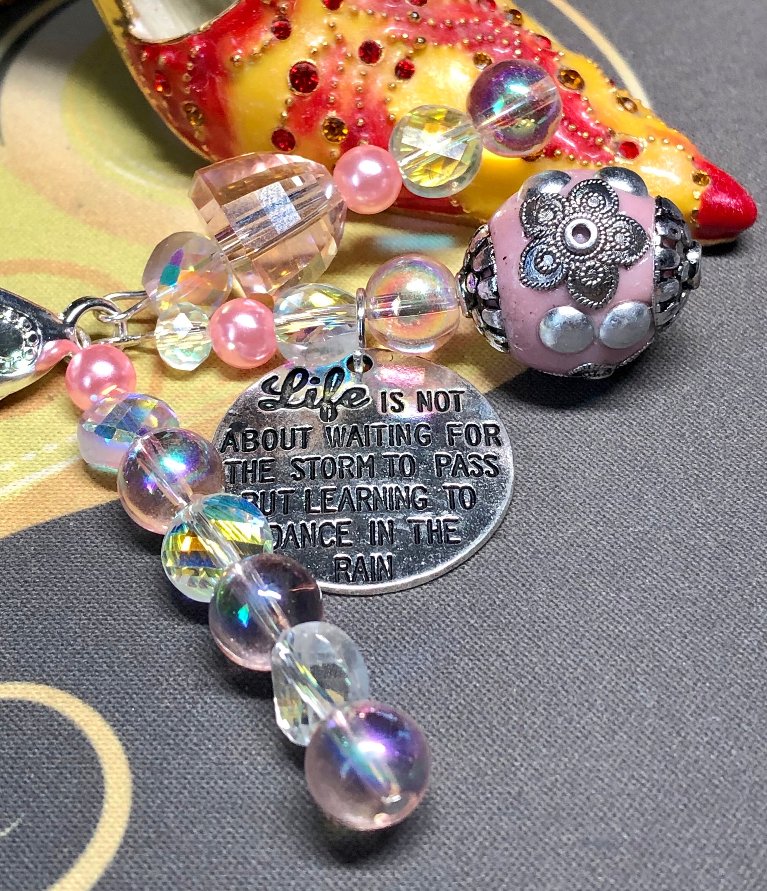 PINK Indo Glitter Dazzling Key Fob/keychain for - Etsy