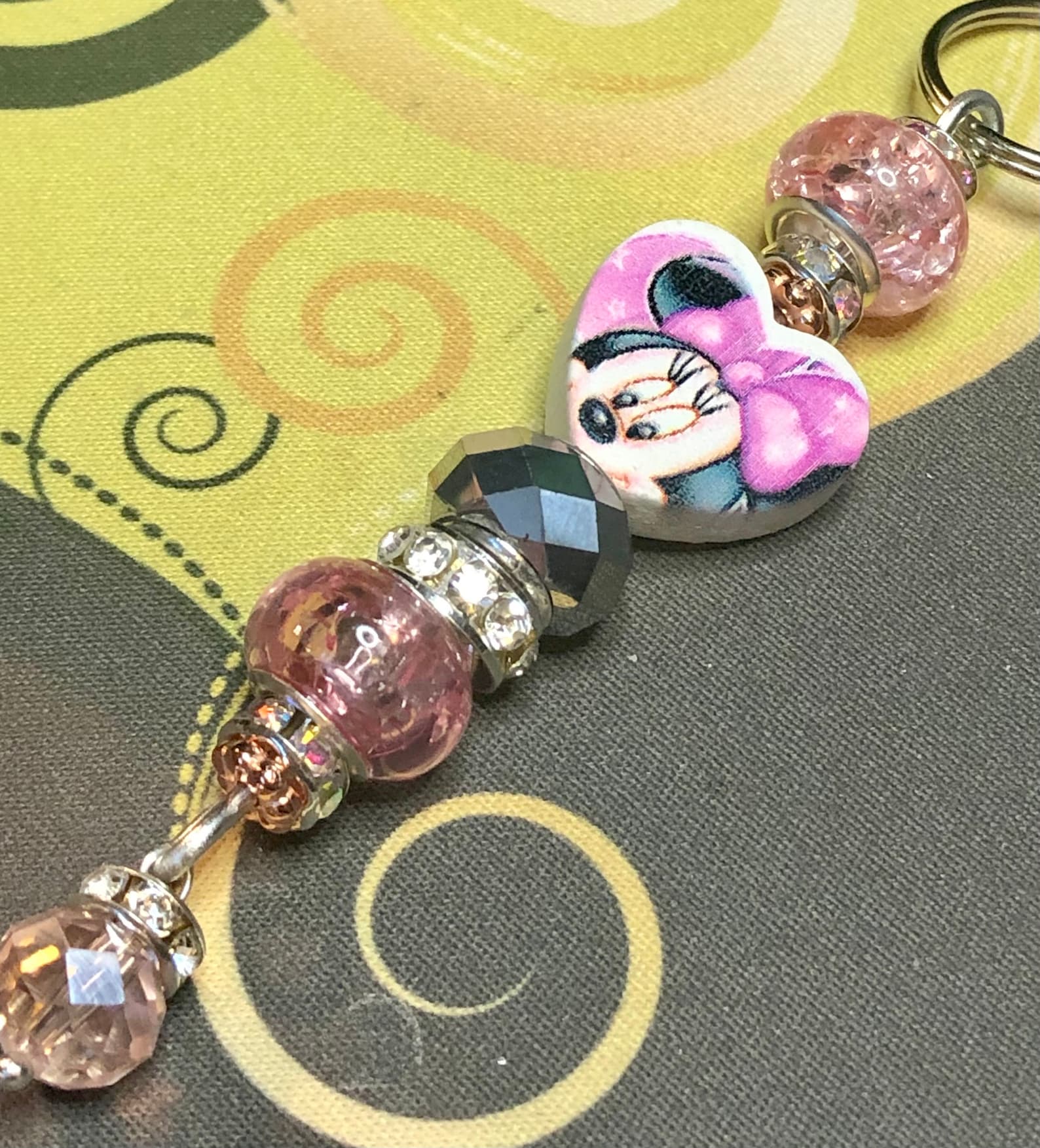 PANDORA Inspired Key Fob/keychain Pandora Purse Bling - Etsy UK