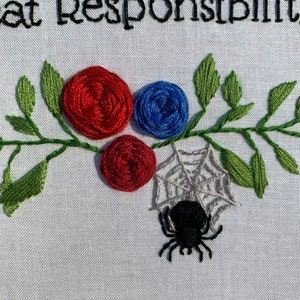 Marvel Embroidery- Marvel- Spiderman- Spiderman Embroidery- Beginner ...