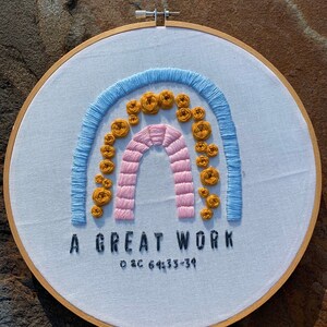 A Great Work 2021 LDS Youth Theme Embroidery Pattern- LDS- Digital ...