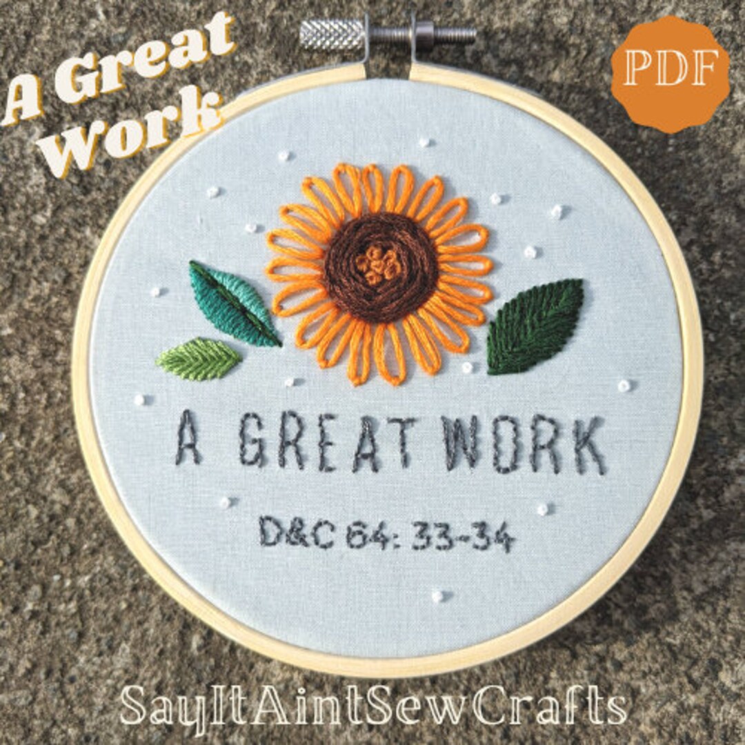 A Great Work Flower- A Great Work- YW Theme 2021- LDS Youth Theme 2021 ...
