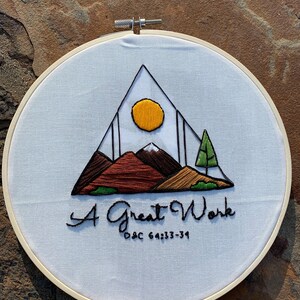 A Great Work 2021 LDS Youth Theme Embroidery Pattern- LDS- Digital ...