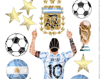 Messi Cake Topper, Messi Inter Miami Cake Topper, Soccer Cake Topper ...