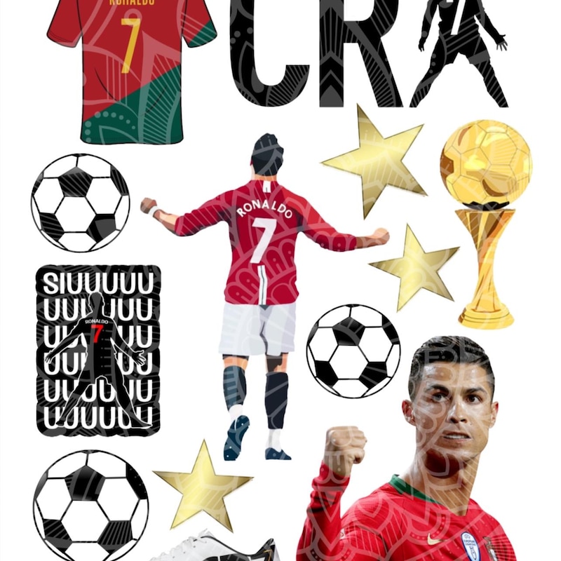 Cristiano Ronaldo Cake Topper - Etsy
