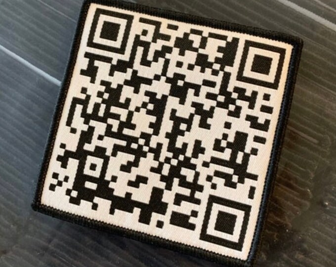 V3 EICAR QR Code Glow in the Dark Velcro Hacker Patch - Etsy