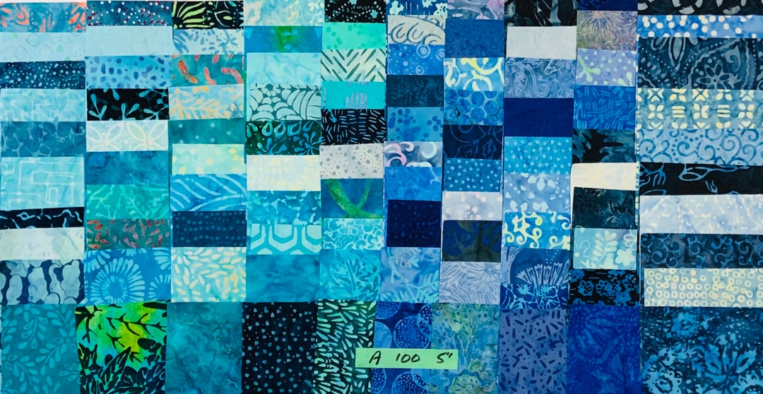 100 5 Batik Charm Squares All Different A - Etsy