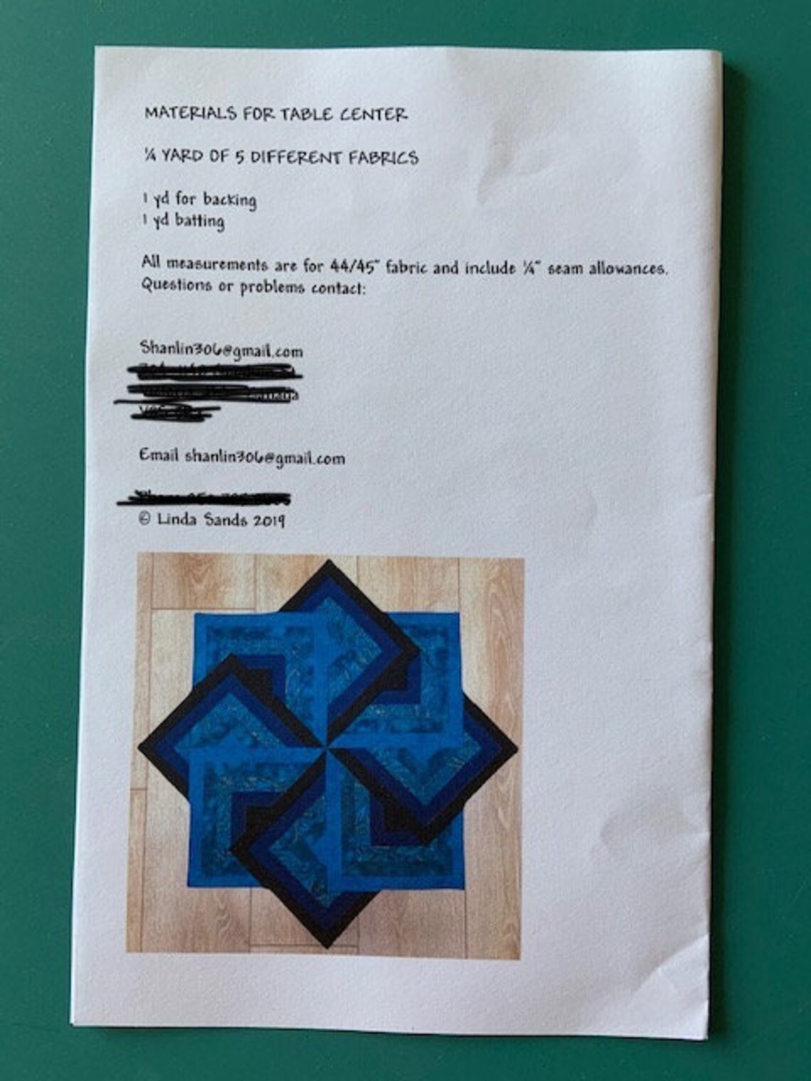 Stratified Table Centre Quilt Kit - Etsy