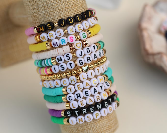 Pastel Bracelet Stack - Etsy
