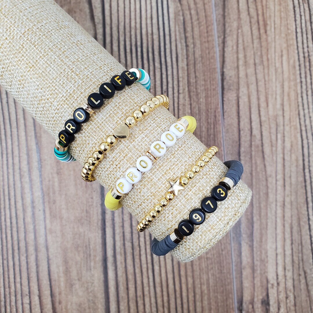 Pro ROE Bracelet Pro Life Pro Choice Custom Bracelet Pro-life Bracelet ...