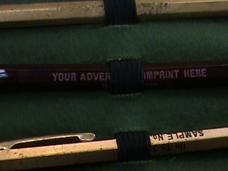 Vintage Advertising Salesman Sampler of Ballpoint Pens - Etsy