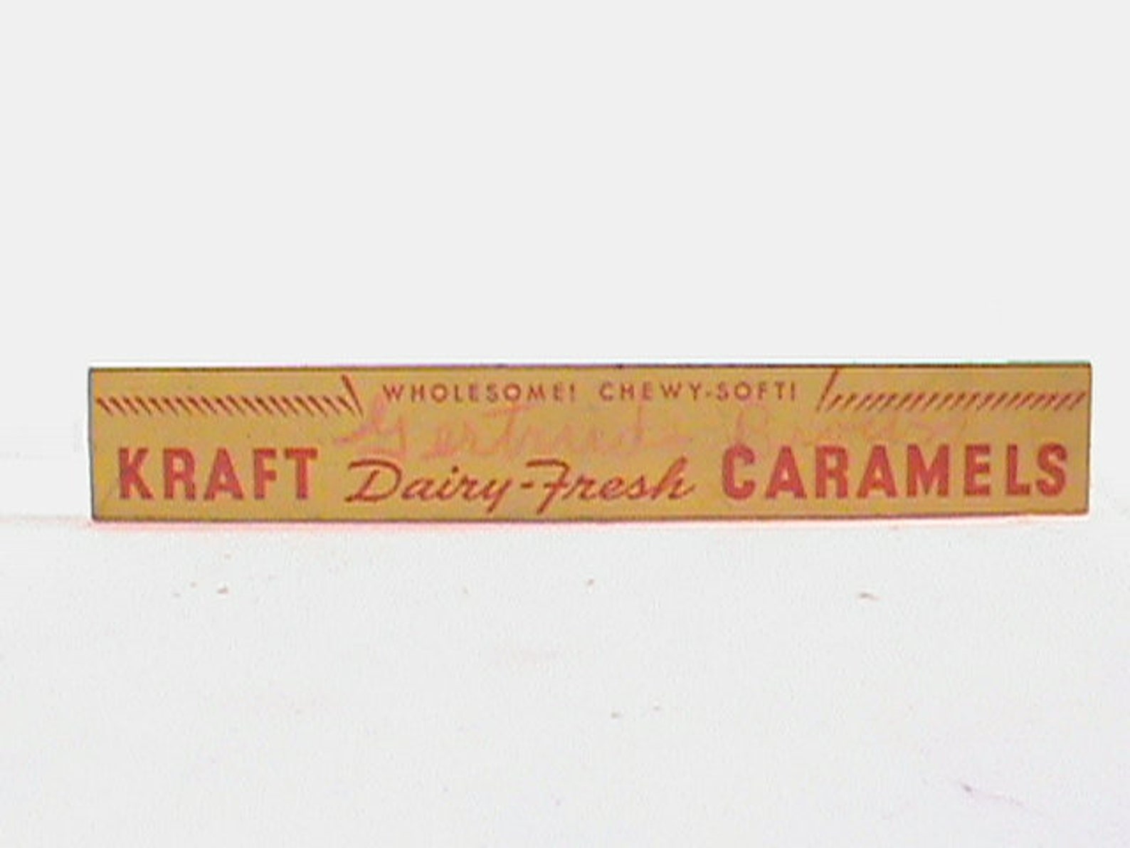Vintage KRAFT Caramel Advertising Cardboard Ruler - Etsy
