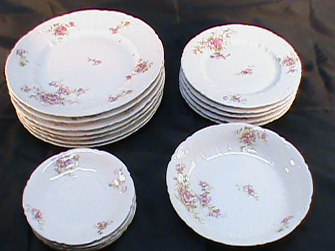 Vintage Incomplete 17 Piece Dinnerware Set ELSA by Austria Pattern Code ...