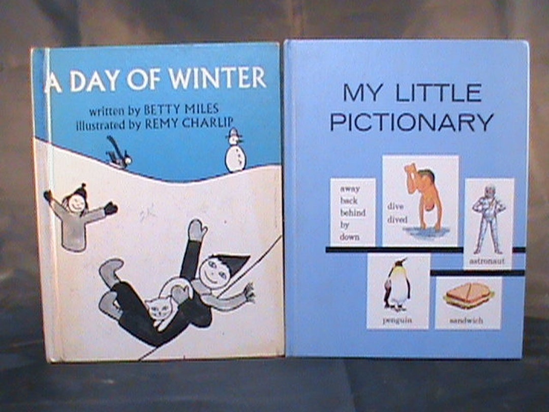 Vintage 1961 A Day of Winter Betty Miles, Remy Charlip and 1964 My ...