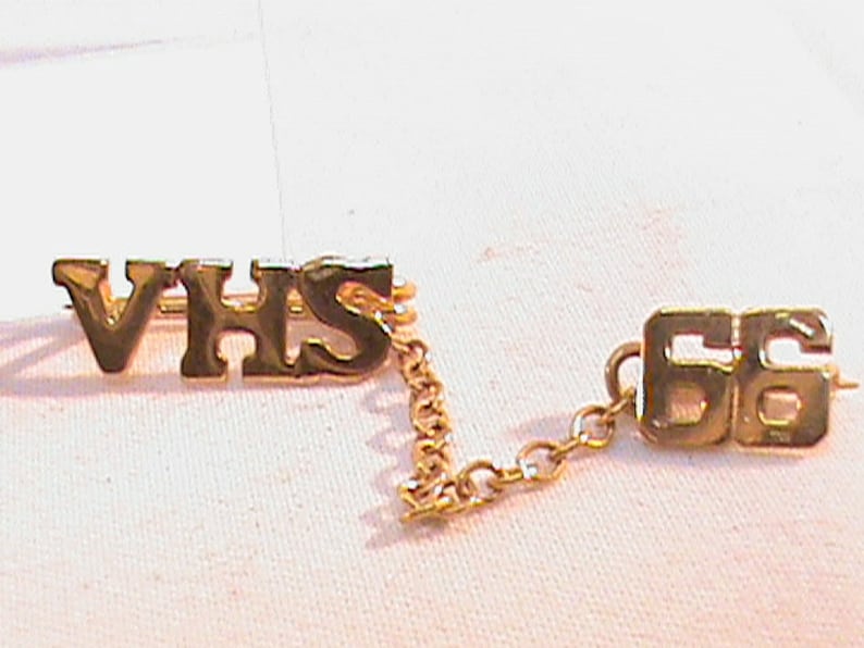 Vintage 1966 VHS High School Pin - Etsy