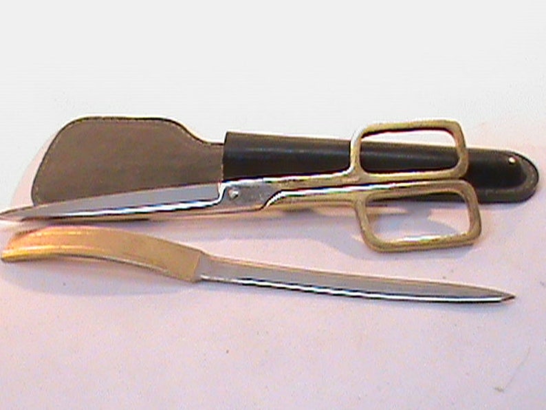 Vintage Solingen German Made Scissors With Matching Letter Opener With ...